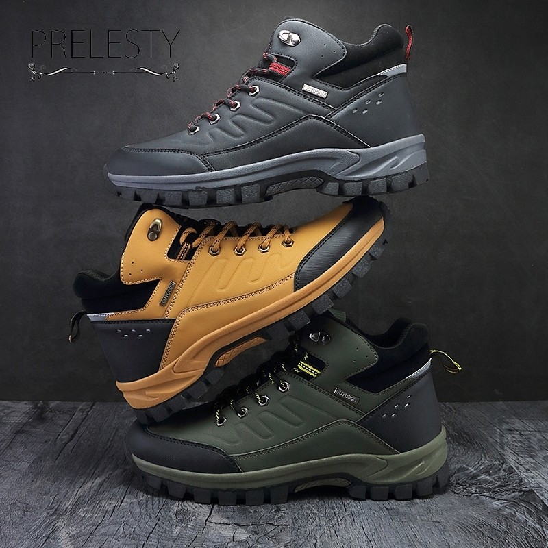 Jual Import Gunung Sepatu Mid Boot Hiking Pria Olahraga Outdoor Mendaki ...