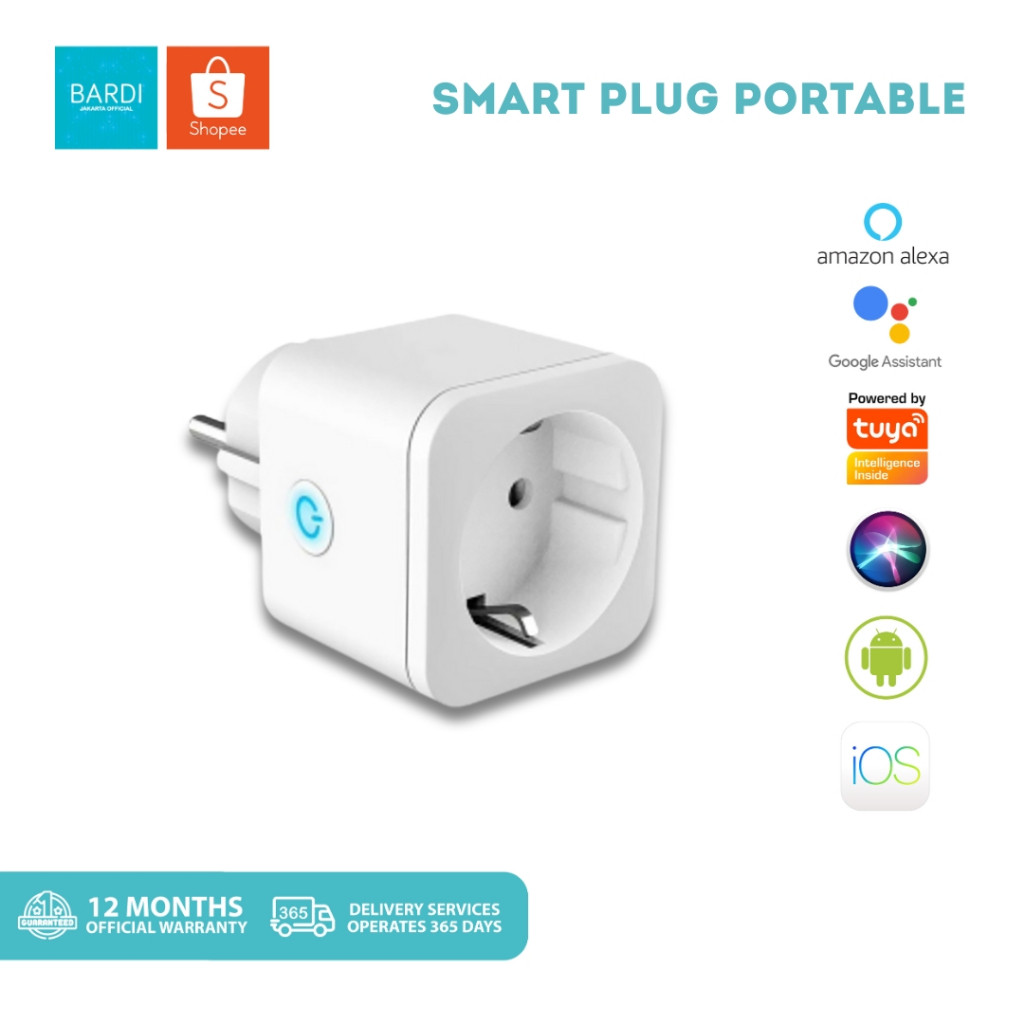 Jual BARDI Smart PLUG WiFi Wireless Colokan IoT Smart Home Garansi ...