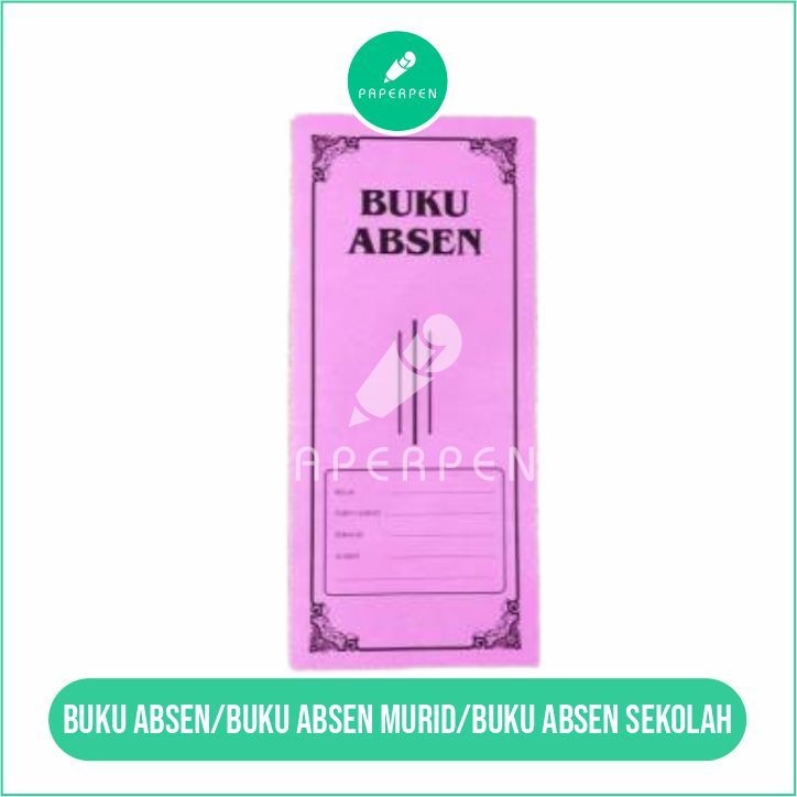 Jual [S_ATK] Buku Absen/Buku Absen Murid/Buku Absen Sekolah | Shopee ...