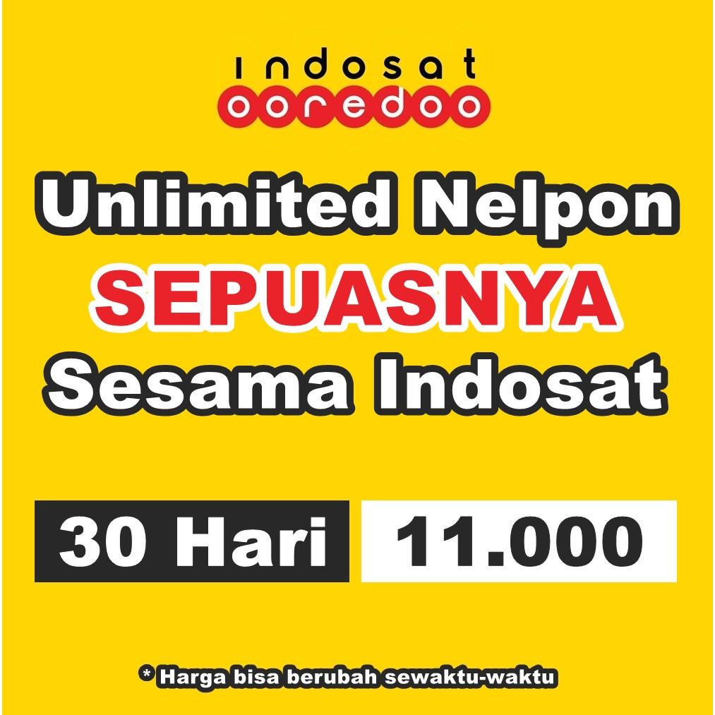 Jual Razid - Paket Unlimited Telepon Sesama Indosat Sepuasnya 30 Hari ...