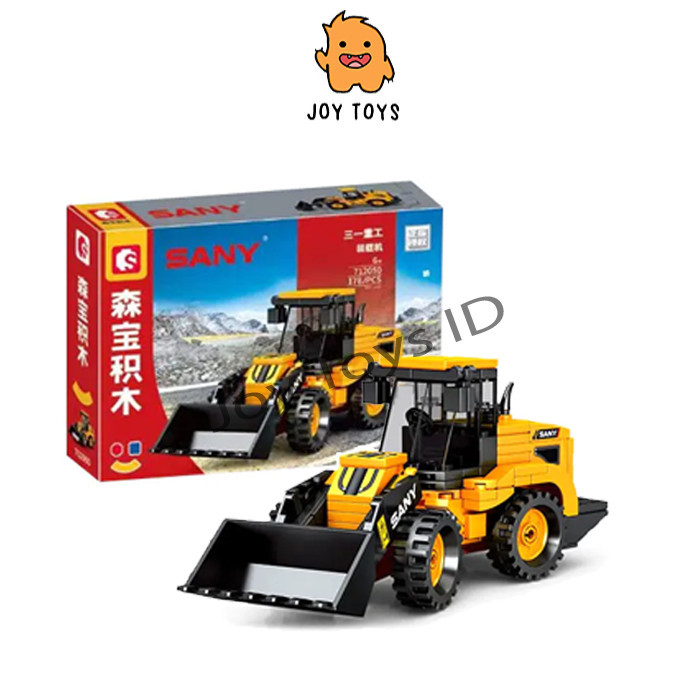 Jual JOY TOYS Mainan Anak Brick Sembo Construction Sany Wheel Loader ...