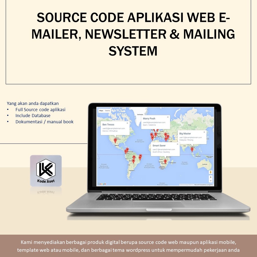 Jual SOURCE CODE APLIKASI WEB E-MAILER, NEWSLETTER & MAILING SYSTEM | Shopee Indonesia