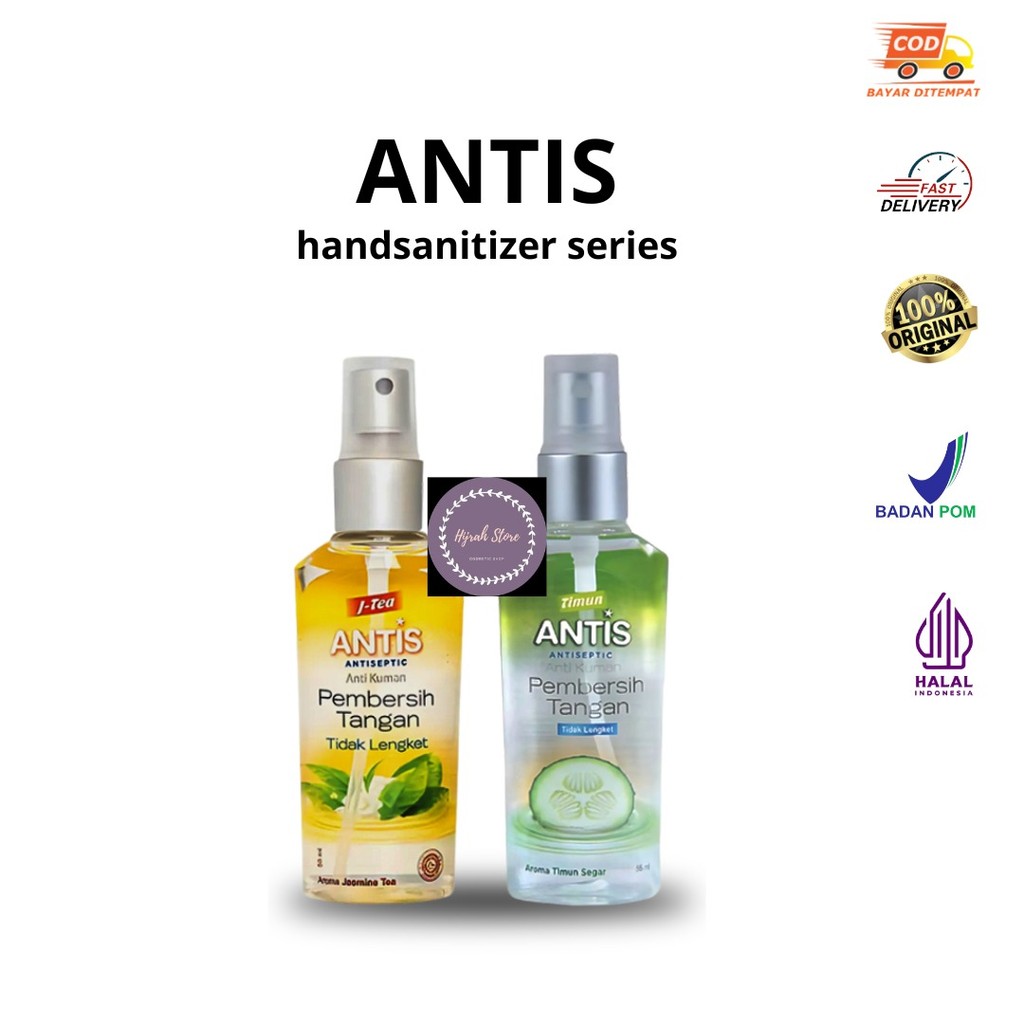 Jual Antis Handsanitizer Botol Spray Series 55ml | Timun | Jasmine Tea ...