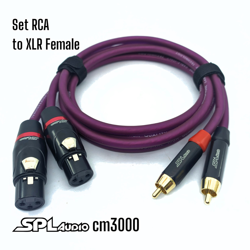 Jual Kabel Set Mixer Ke Power XLR Female TO RCA Kabel SPL Audio Warna ...
