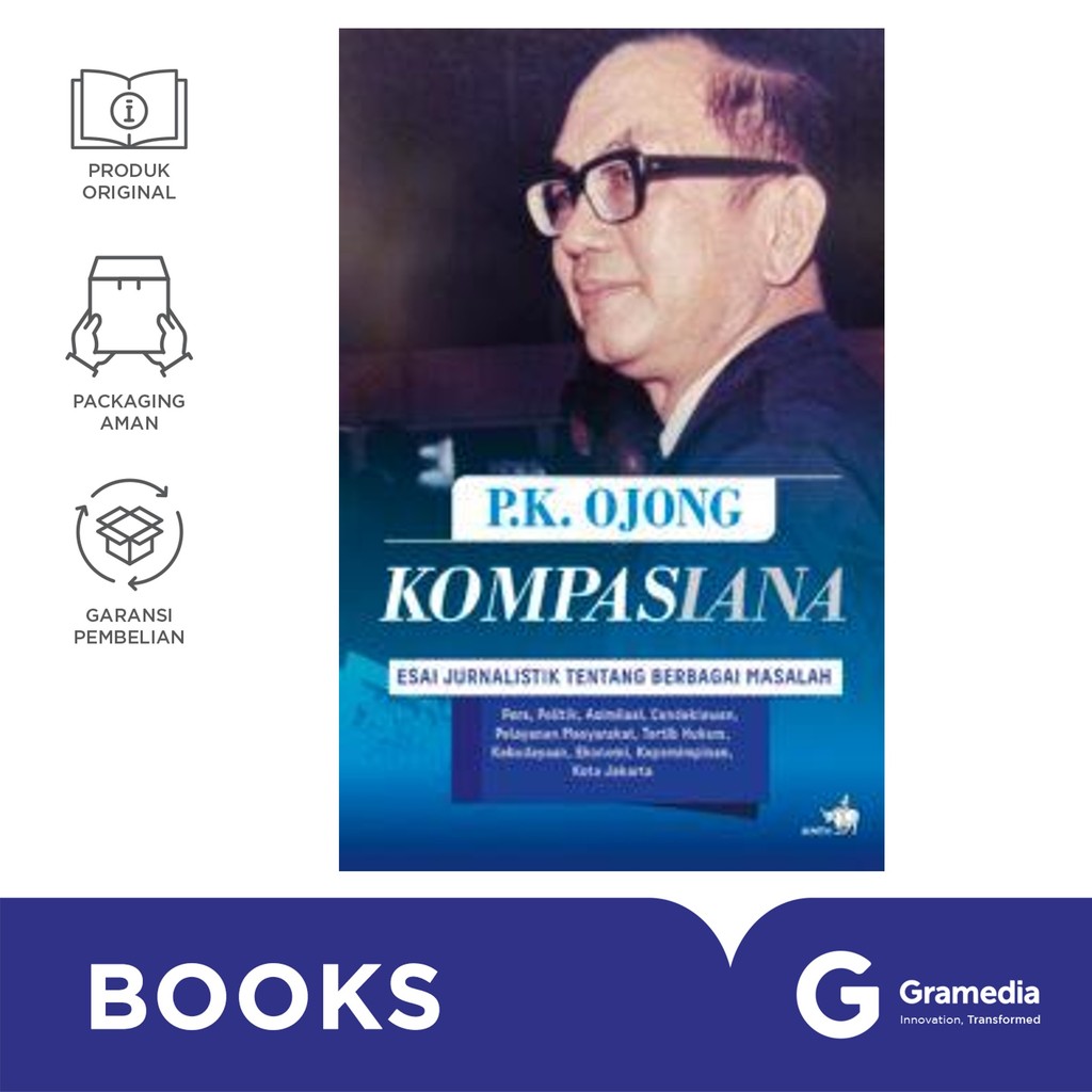 Jual Buku Kompasiana Essai Jurnalistik Tentang Berbagai Masalah (P.K ...