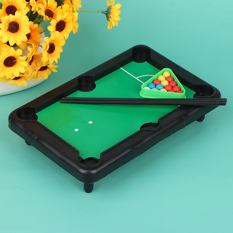 Jual Billiards Mini Desktop Pool Table Snooker Toy Game Set Parent ...