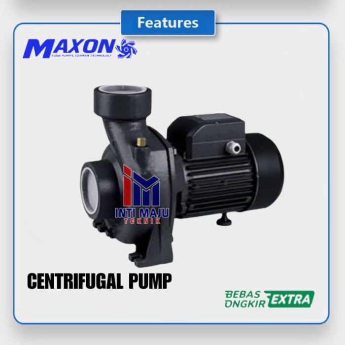 Jual Pompa Centrifugal MAXON MHF 5AR 2" X 2" 220V 2HP Pompa Air Bersih ...
