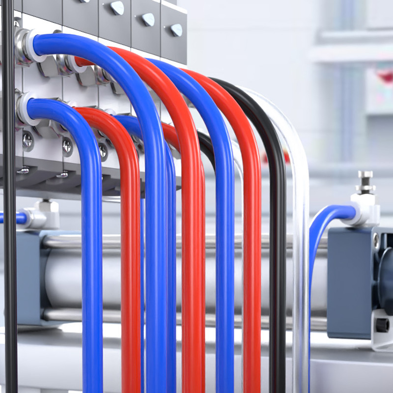 Jual 8x5mm PU Pneumatic Hose Polyurethane Pneumatic Hose Flexible ...