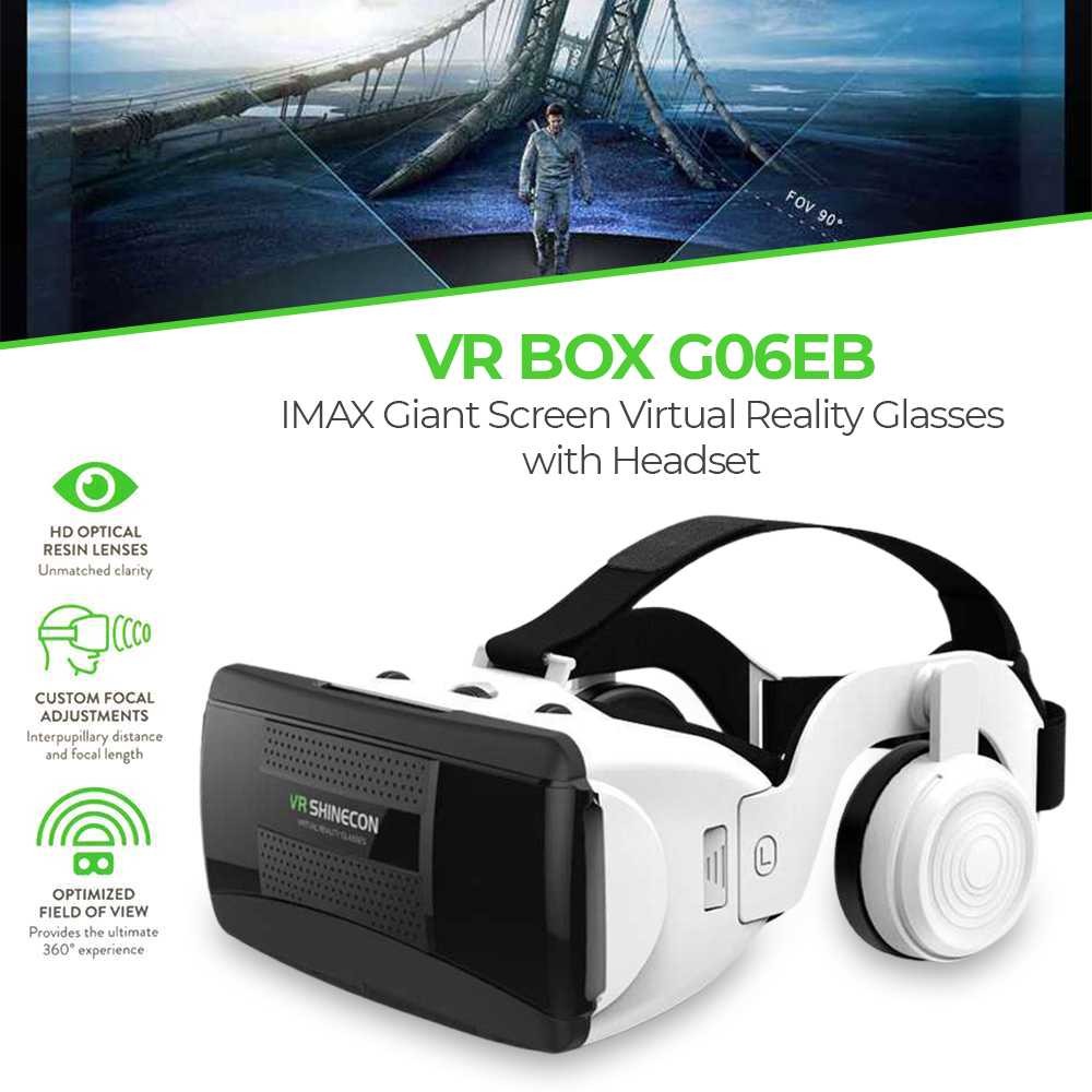 Jual Shinecon VR Box IMAX Giant Screen Virtual Reality Glasses with ...