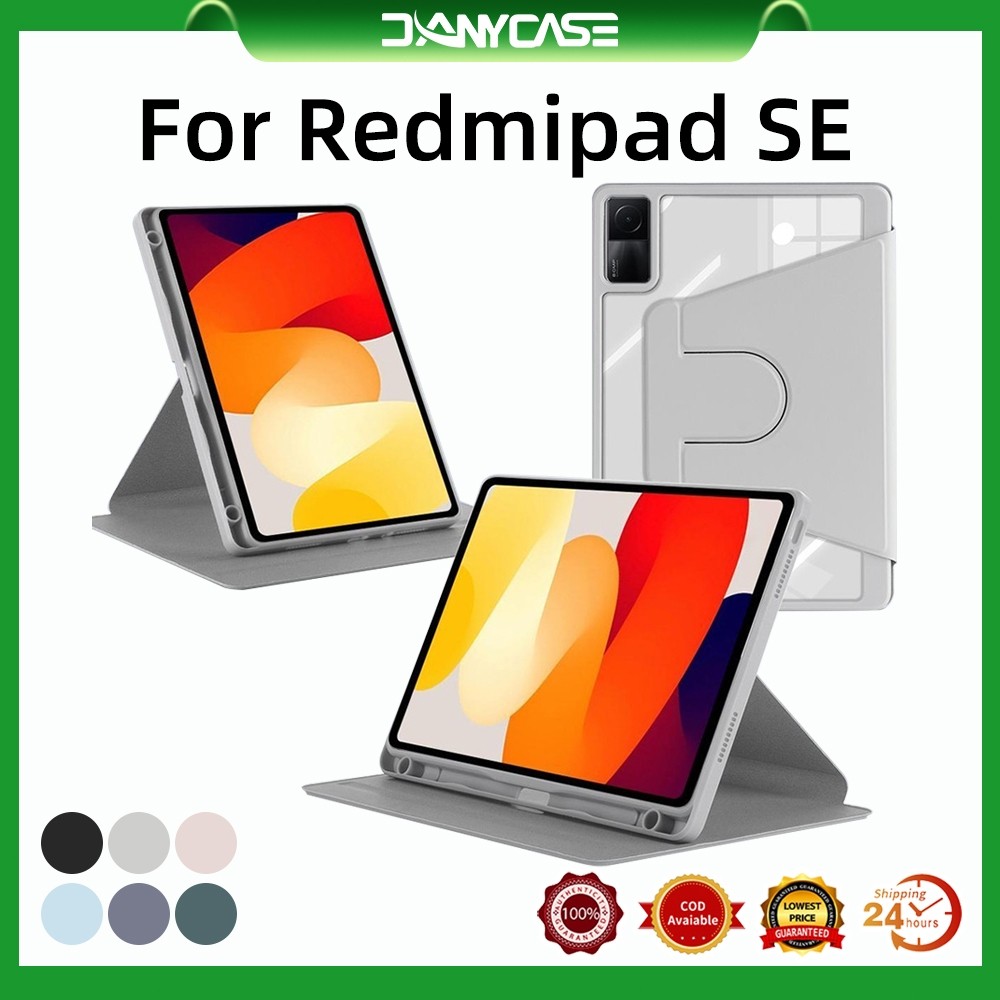 Jual DANYCASE Leather Casing 360 Rotating For Xiaomi Redmi Pad SE 8.7 ...