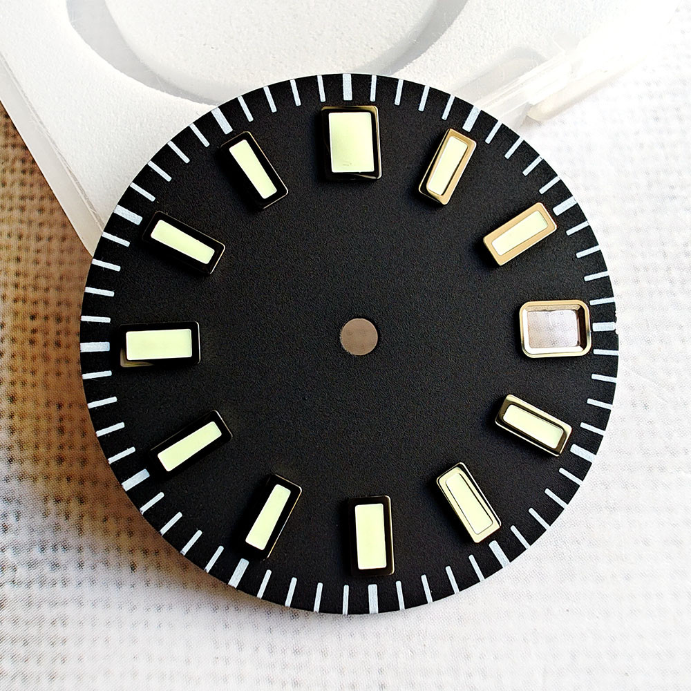 Jual No logo Blank 62Mas Dial NH35A Dial Japanese C3 Luminous Needs S ...