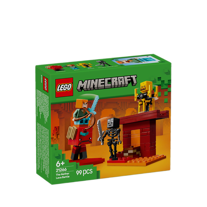 Jual LEGO® Minecraft The Nether Lava Battle - 21266 | Shopee Indonesia