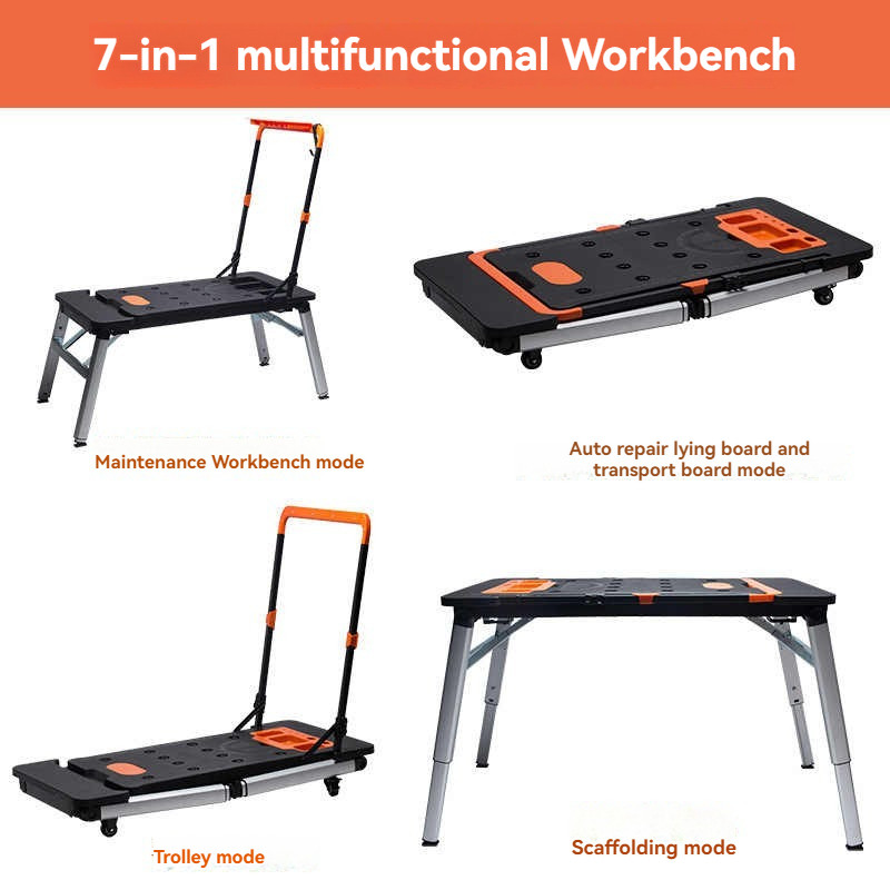 Jual Potable Multifunctional workbench horse stool stainless steel ...