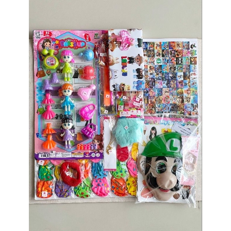 Jual LETERSHOP Mainan Cabutan Balon Berhadiah ISI 120 PCS ECERAN 500 ...
