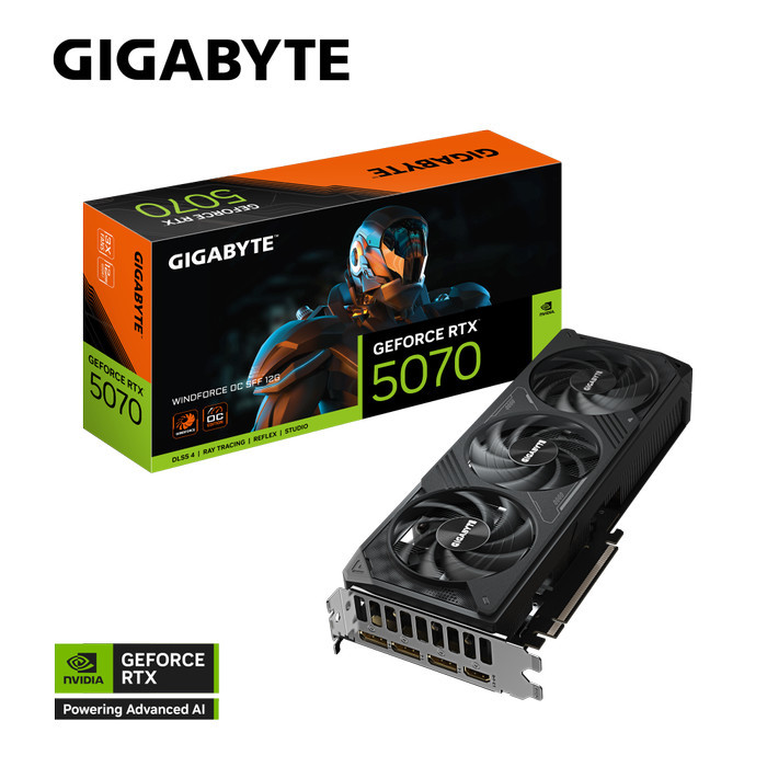 Jual GIGABYTE VGA NVIDIA GEFORCE RTX 5070 WINDFORCE SFF 12GB GDDR7 OC ...
