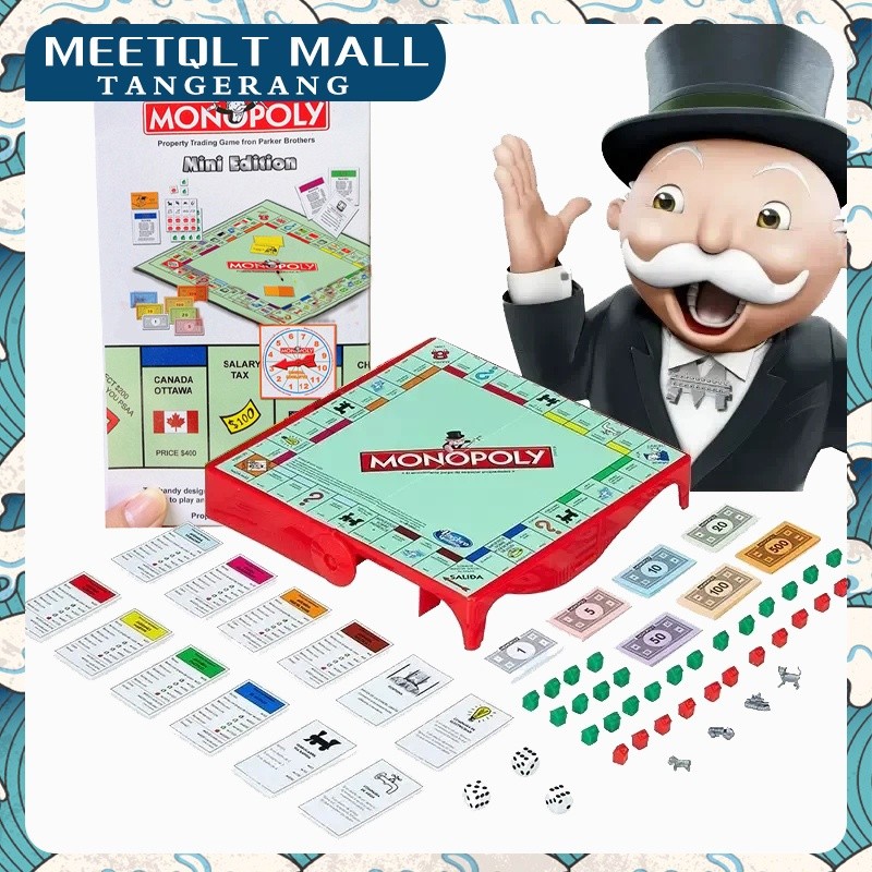 Jual Monopoly Card Game-Mainan Kartu Monopoli-Edukatoys Mainan Game ...