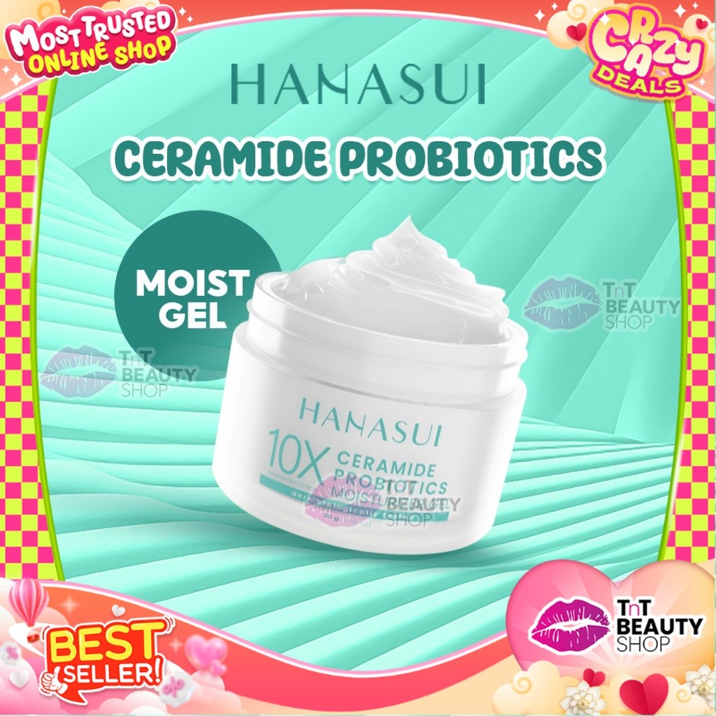Jual Hanasui Ceramide Probiotics Moisturizer Gel 30gr | TnT Beauty Shop ...