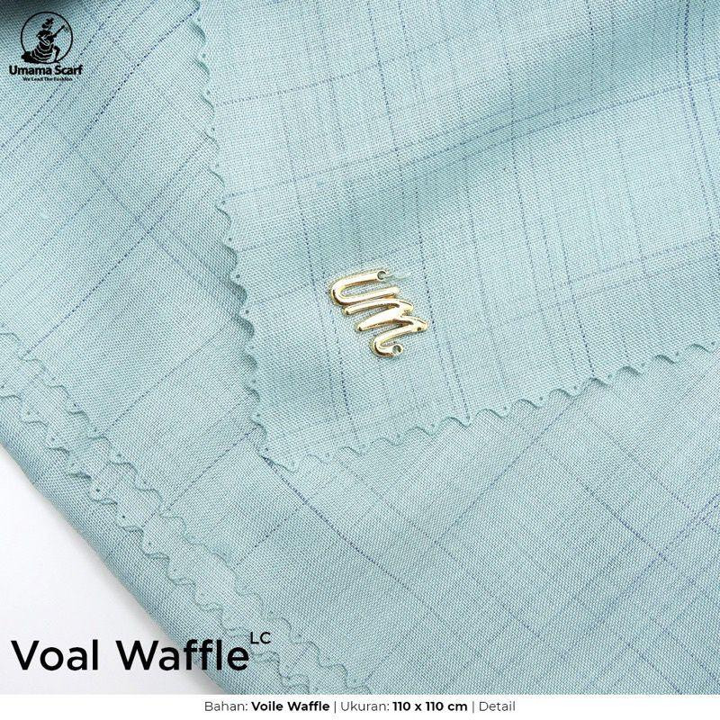 Jual Voal Waffle Lasercut Metal Logo by Umama Scarf / Hijab Segi Empat ...