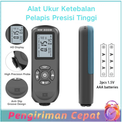 Jual Alat Ukur Ketebalan Lapisan Cat HW-300S Vernis Epoxy Powder ...