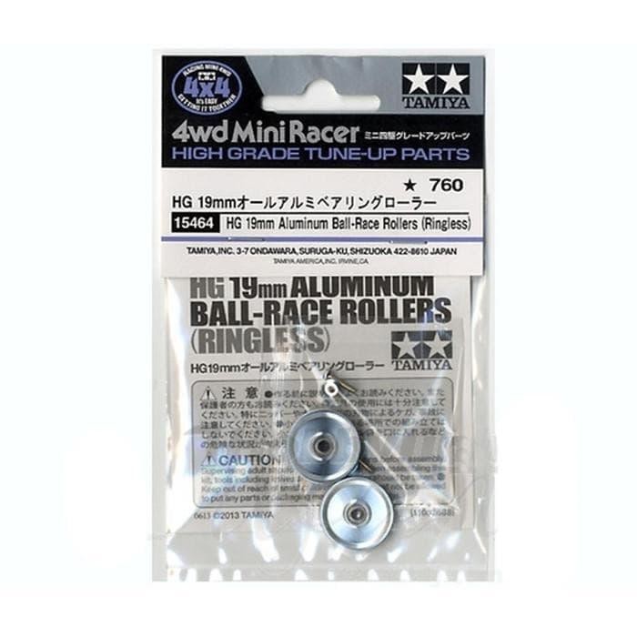 Jual Tamiya 15464 HG 19mm Aluminum Ball-Race Rollers (Ringless ...