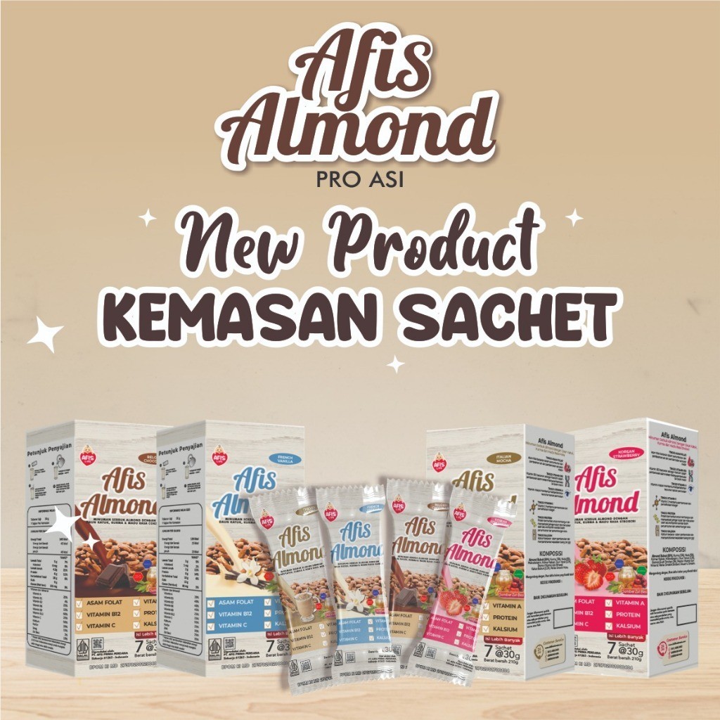 Jual AFIS Life Susu Almon Pelancar Asi Plus Daun katuk Kurma Madu Asi ...
