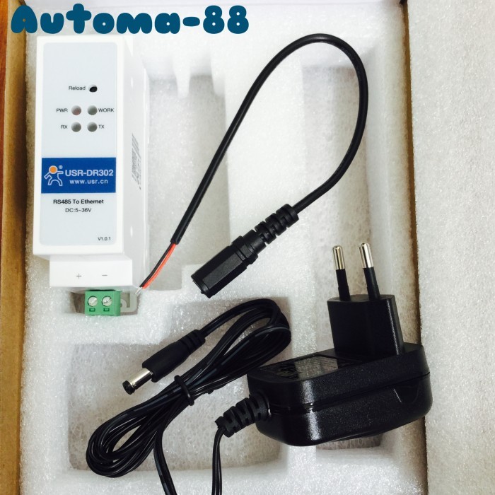 Jual FC99 Din Rail RS485 Modbus RTU to Modbus TCP Ethernet to Serial ...