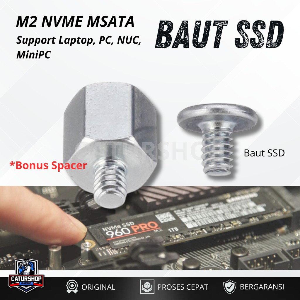 Jual BAUT SSD NVME BAUD / SKRUP SCREW M.2 M2 M 2 SATA BAUT LAPTOP & PC ...