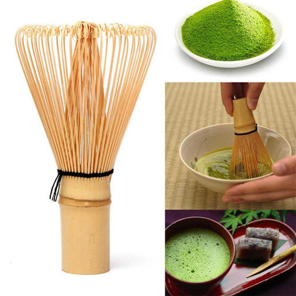Jual Japanese Ceremony Bamboo Matcha Powder Whisk Green Tea Brush ...
