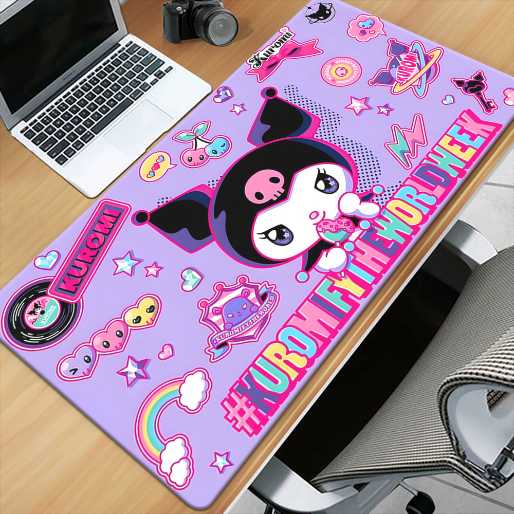Jual Popular and cute Kuromi mouse pad, keyboard, gaming accessories ...