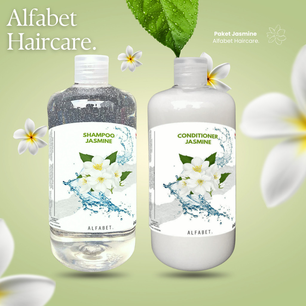Jual Paket Shampo + Conditioner Jasmine 500ML - Alfabet paket sampo ...