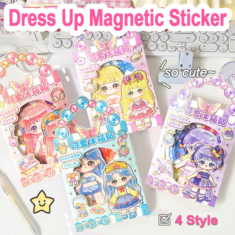 Jual GeeToy DIY 10set Mainan Buatan Tangan Stiker Berdandan Putri ...