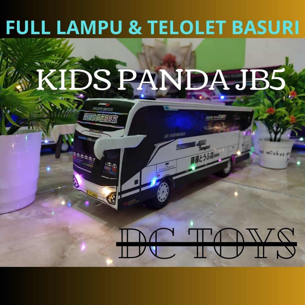 Jual MINIATUR BUS KIDS PANDA JB5 TELOLET BASURI 2024 | Shopee Indonesia