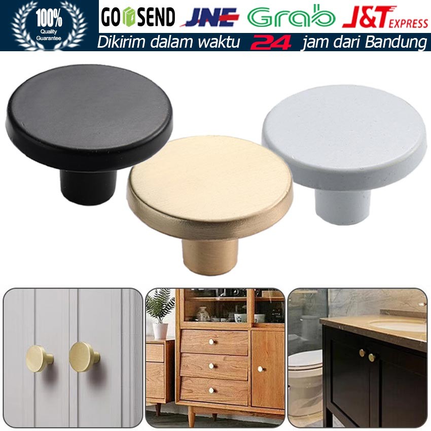 Jual 30MM Round Tarikan Pintu Laci Bulat / Cabinet Door Knob Handle ...