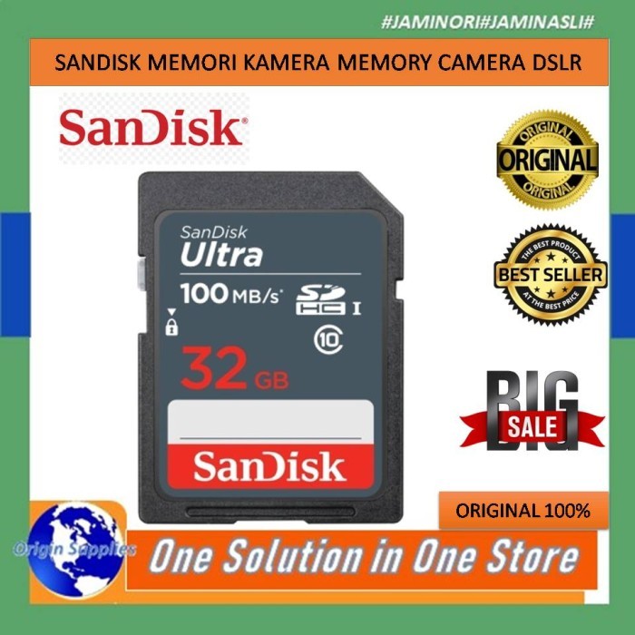Jual MEMORI KAMERA MEMORY CAMERA DSLR SDHC 32 GIGA BYTE 32GB SDCARD SD ...