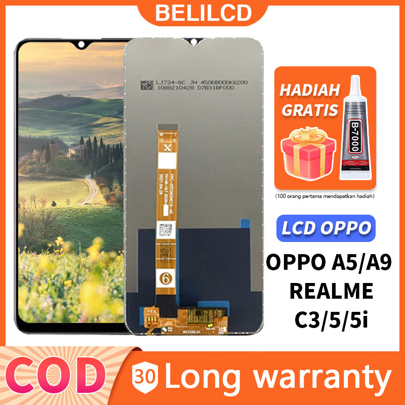 Jual LCD REALME C3 5 5i / OPPO A5 A9 2020 A31 Fullset Touchscreen ORI ...