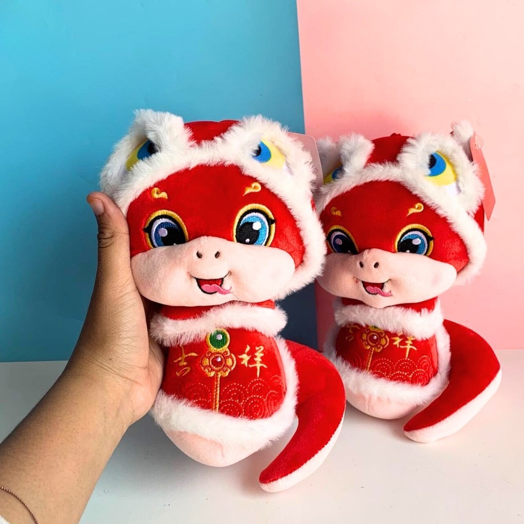 Jual BONEKA KARAKTER SIAO ULAR CHEONG SAM IMLEK 2025 angpao snake doll ...