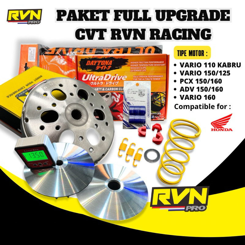 Jual PAKET CVT SUPER FULL UPGRADE CVT VARIO 125 150 160 PCX 150 160 ADV ...