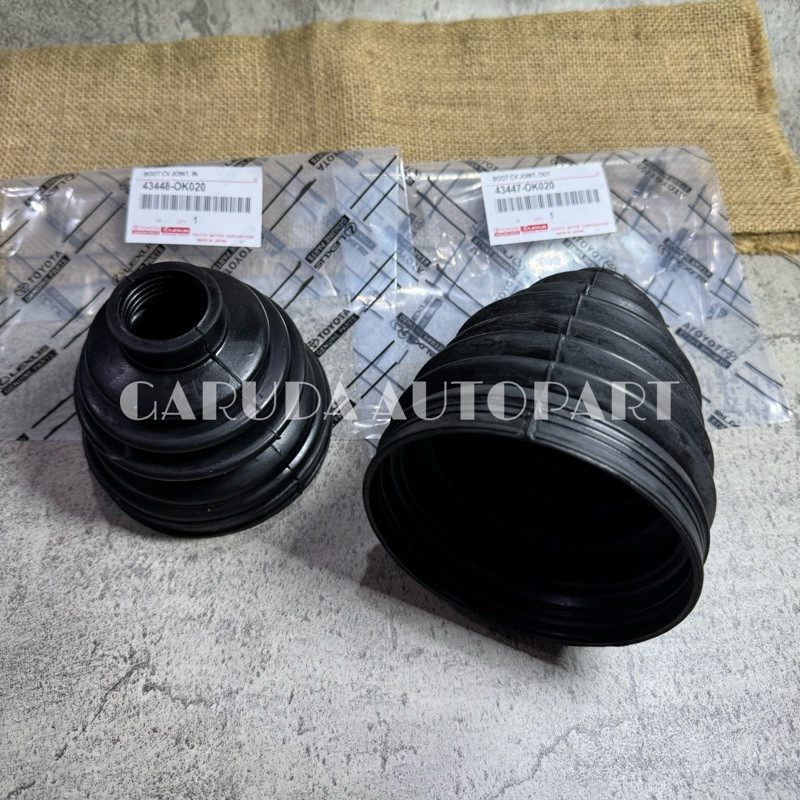 Jual Karet boot As roda Cv joint luar dalam Toyota Fortuner Hilux Original set 4pcs | Shopee ...