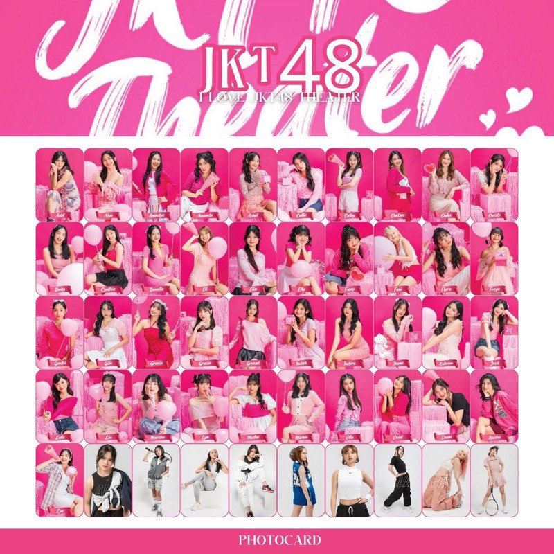 Jual (WK ACC) photocard JKT 48 isi 25 lembar / 1 SISI Photocard jkt48 isi 25 lembar Digital ...