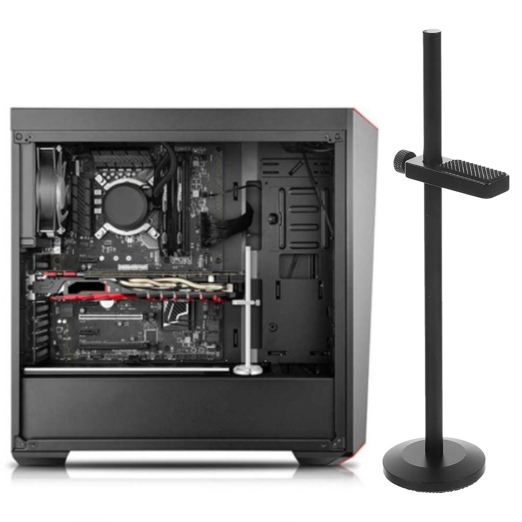 Jual 195mm VGA GPU Holder Hitam Aluminium Bracket Bracket Graphics Card ...