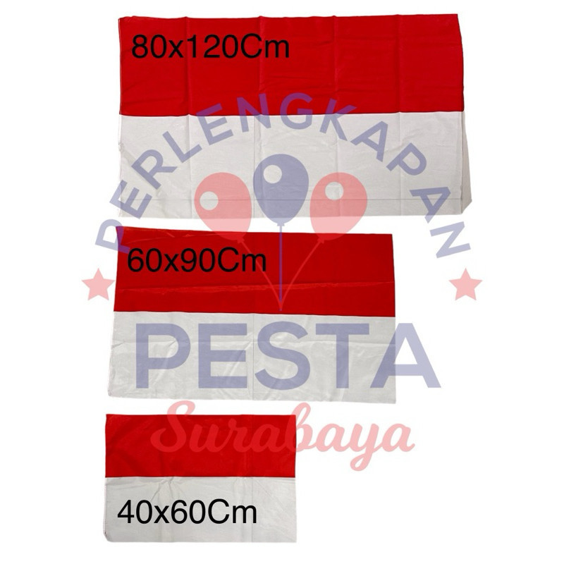 Jual Bendera Kain Merah Putih 80x120Cm (1Pcs) | Shopee Indonesia