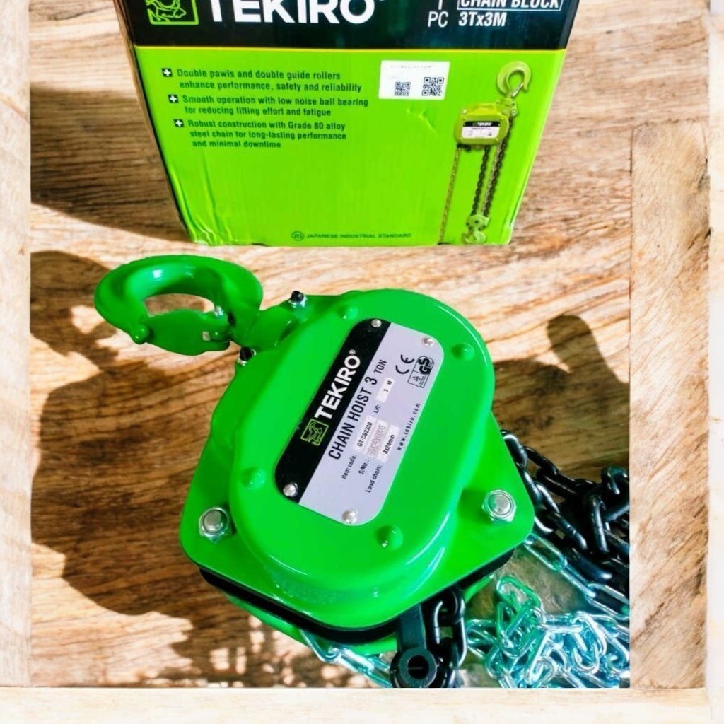 Jual TEKIRO CHAIN BLOCK TAKEL ALAT PENGANGKAT ALAT BERAT KEREKAN MANUAL ...