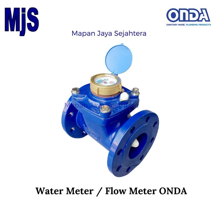 Jual Water Meter Dia. 2" / Flow Meter / Meteran Air Flange ONDA SNI ...