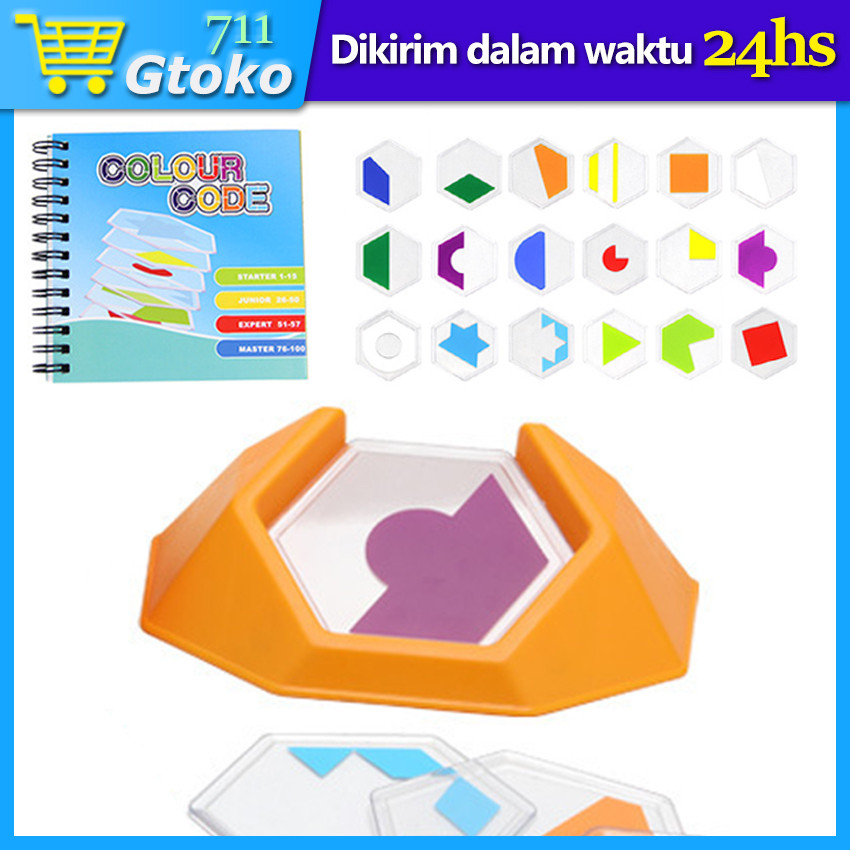 Jual Colour Code 1 Player Puzzle Game Mainan Edukasi Anak Belajar ...