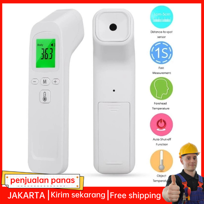 Jual Thermogun Termometer Suhu Tubuh Digital Termometer Inframerah Non Contact Thermometer Dahi ...