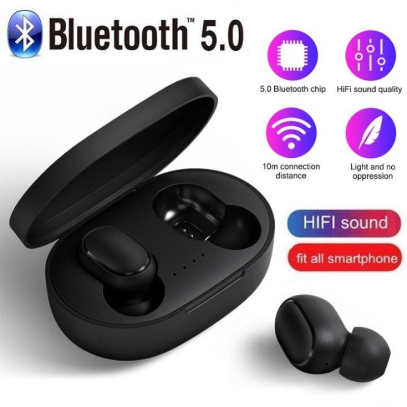 Jual A6S Wireless Headphone Bluetooth 5.0 Earphone Wireless Stereo Mini ...