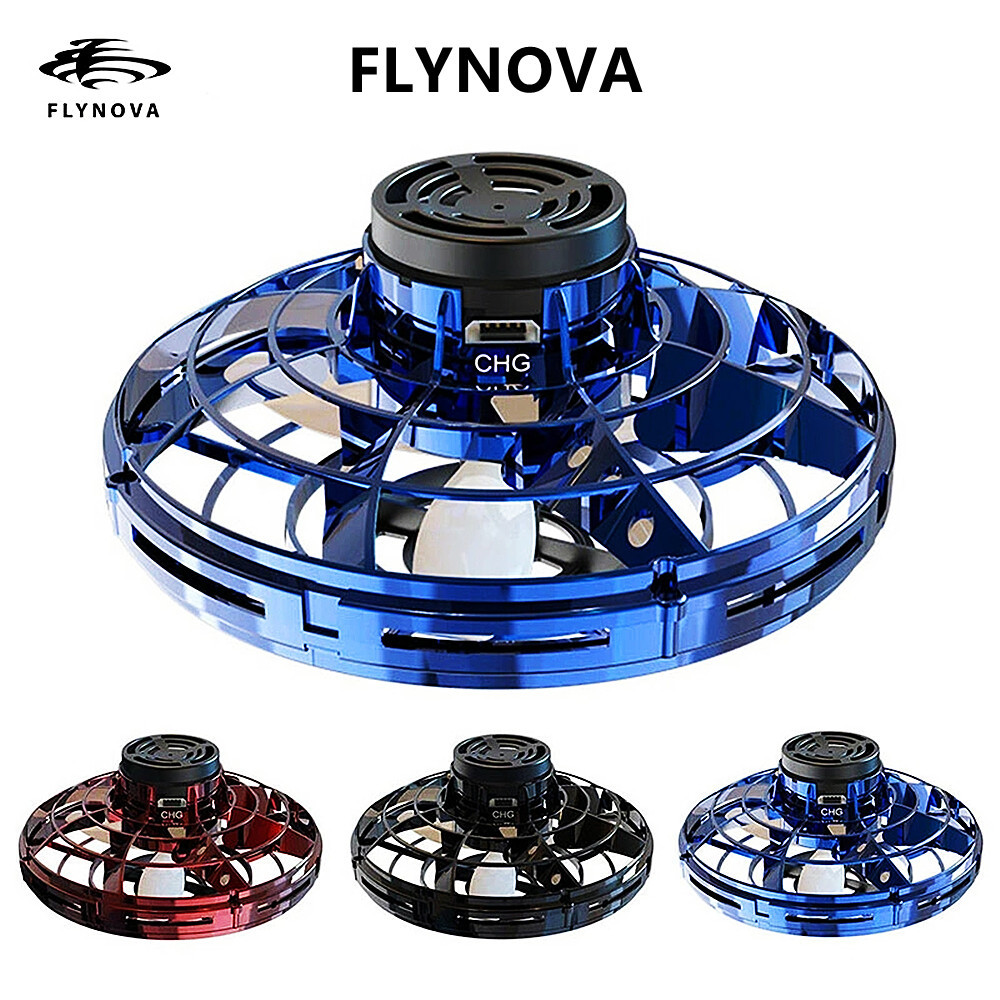 Jual Flynova Drone Fly Spinner Kids Children Adult Fidget Toys Mini UFO Flyorb Flying Spinner ...
