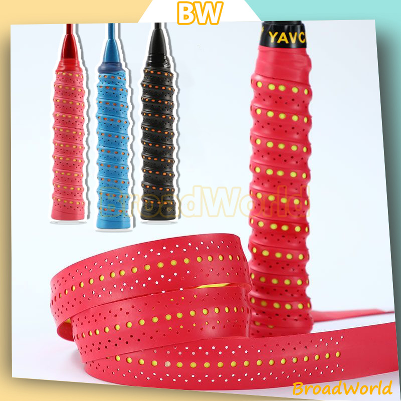 Jual grip badminton tulang dengan full perekat/grip raket badminton ...