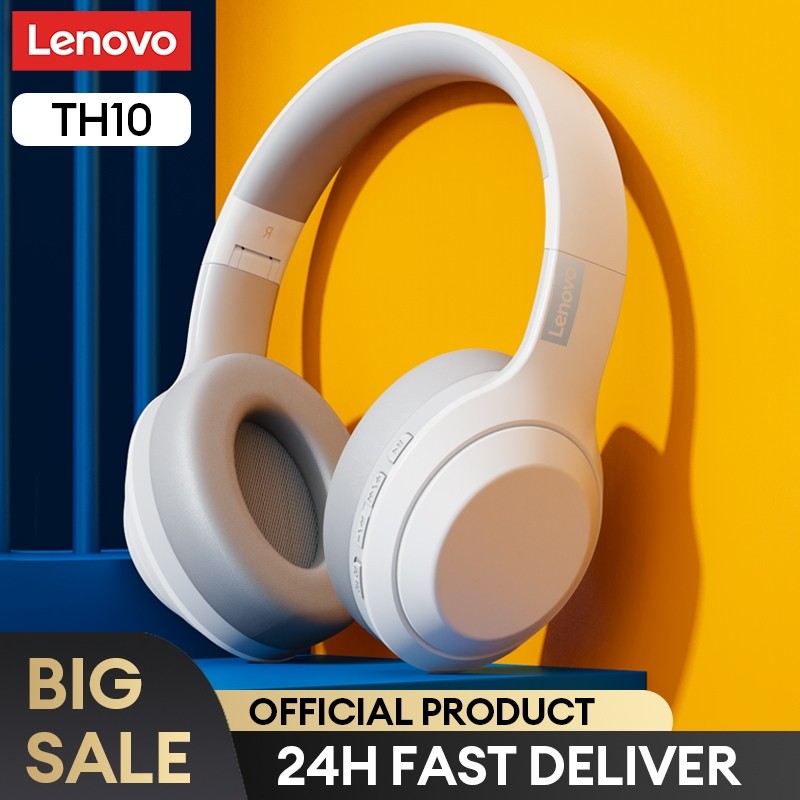 Jual Lenovo Thinkplus TH10 Headset Bluetooth V5.0 Music Gaming ...