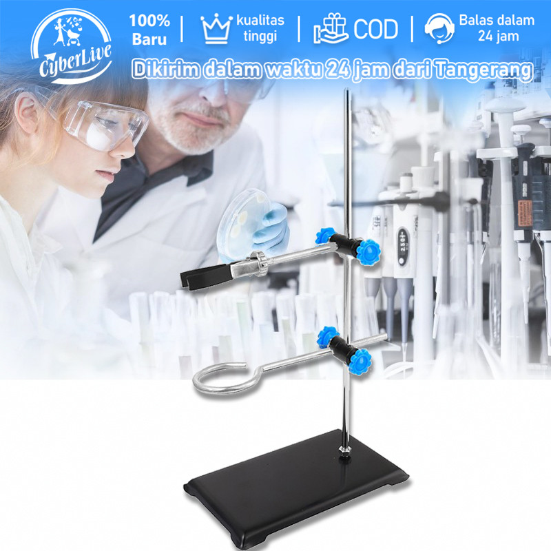 Jual Statif 1 Set | Statif + Klem Buret Statif Buret Laboratorium ...